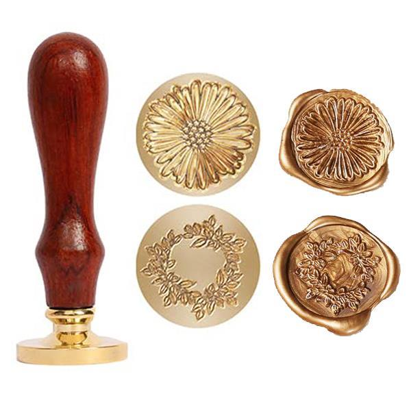 Sigiliu din alamă floral-gtatarakis.com
